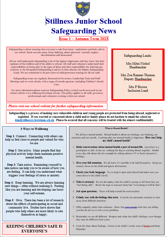 Special Edition Newsletters - Stillness Junior School